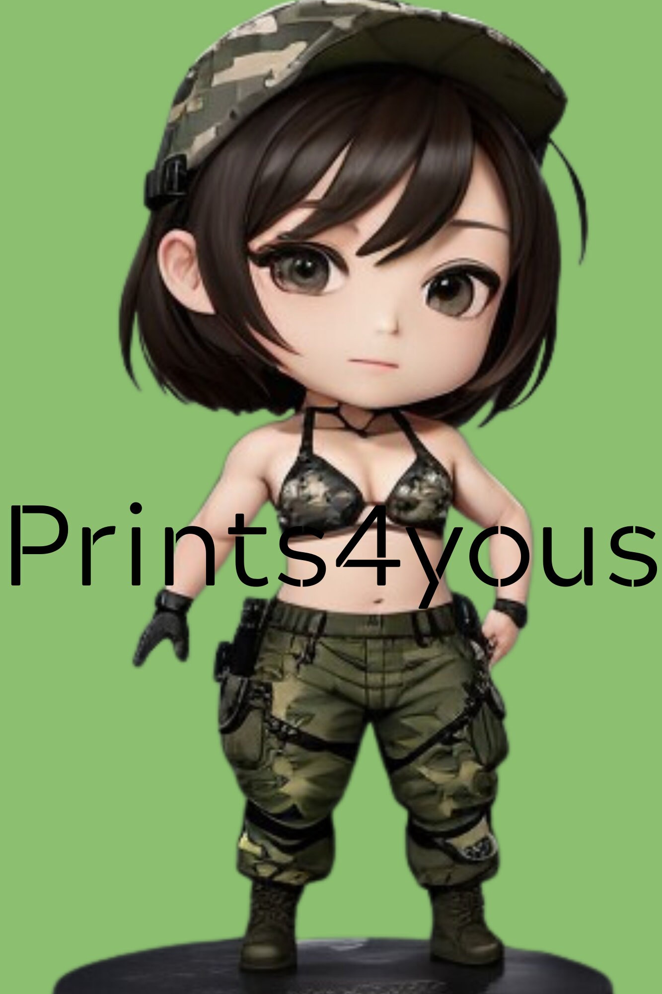 Military Chibi Doll Babes Downloadable Image Files - Etsy