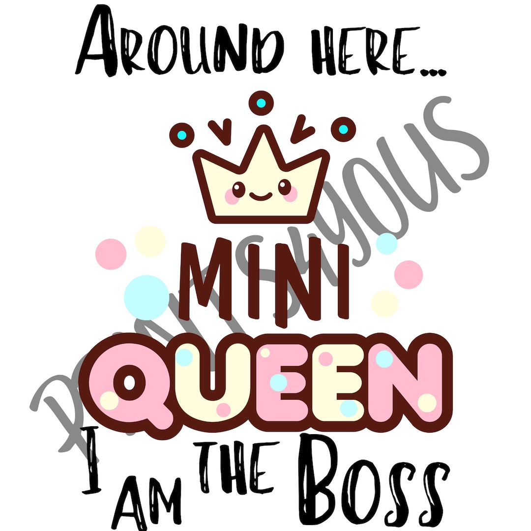 Sassy Girl Mini Queen PNG - Etsy