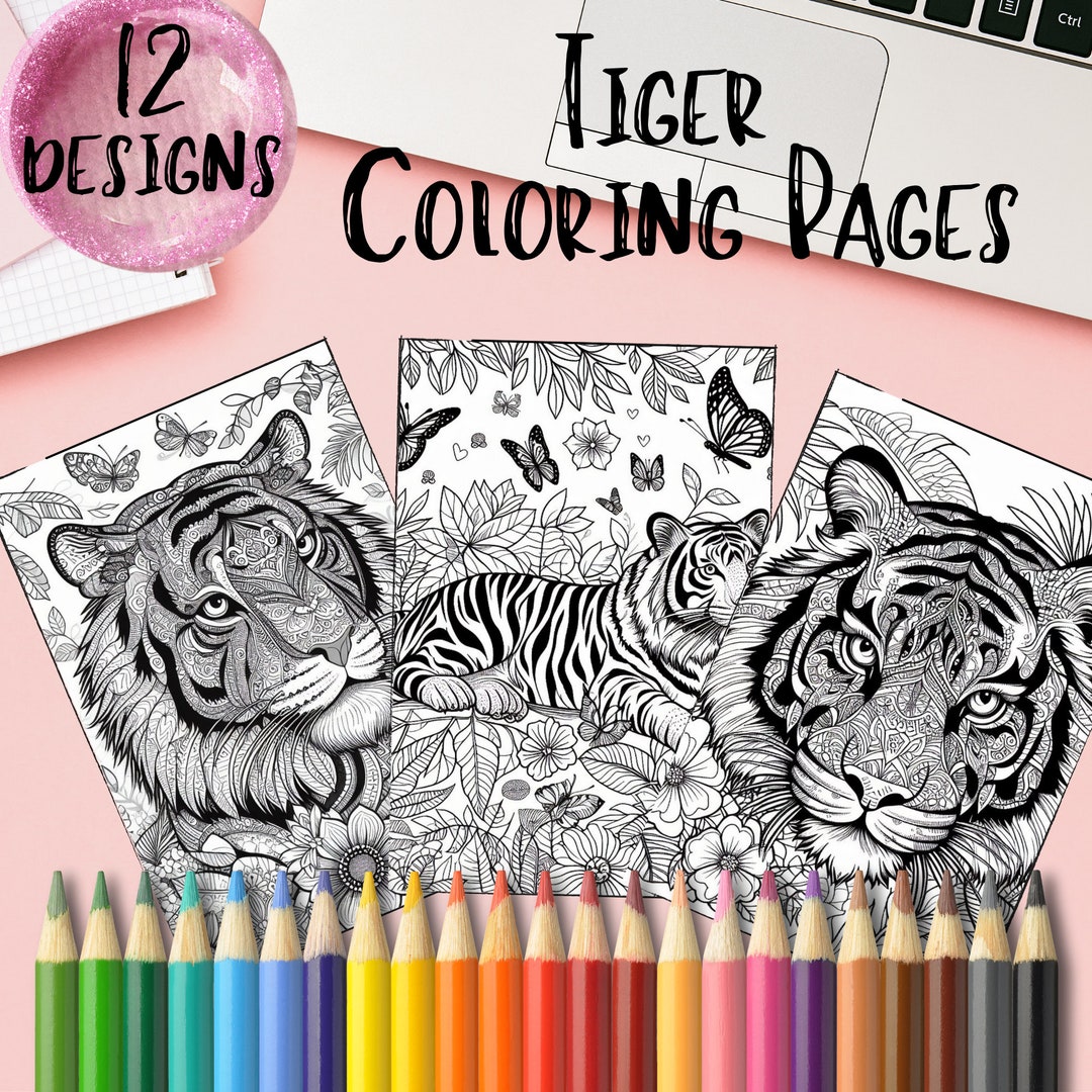 Mandala Tiger Coloring Pages 12 Exotic Printable Designs High-quality ...