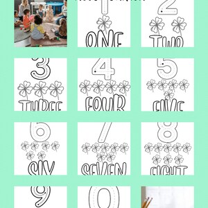 St. Patrick's Day Traceable Numbers: Clover Edition, Teaching Materials ...