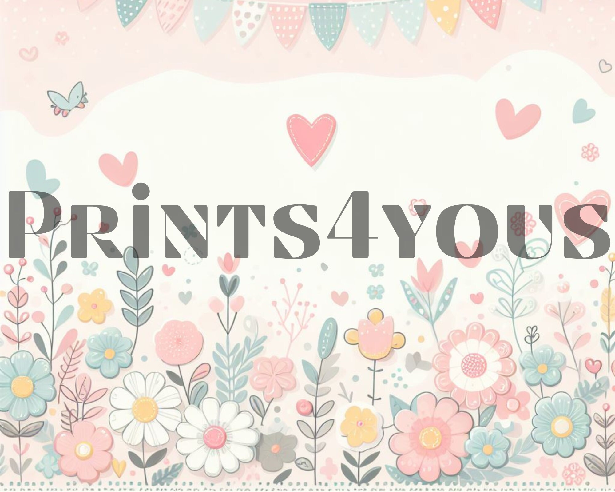40 Fun Girly Backgrounds Bundle - Etsy