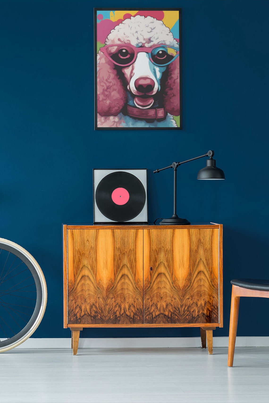Pop Art Wall Art, Poodle Poster, Pop Art Home Decor, Dog Art Home Decor ...