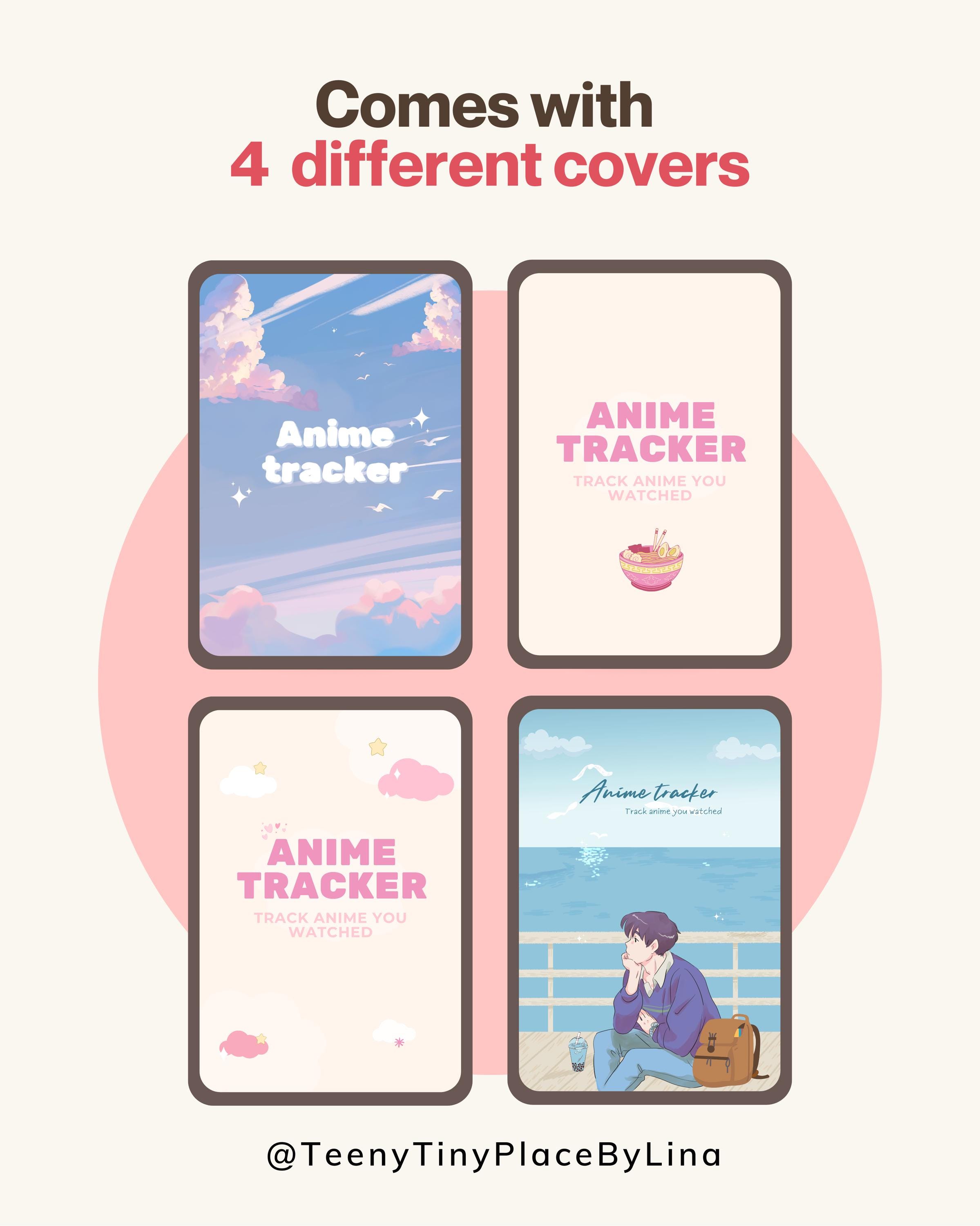 Anime Tracker Digital Journal: Kawaii iPad Planner for Goodnotes ...