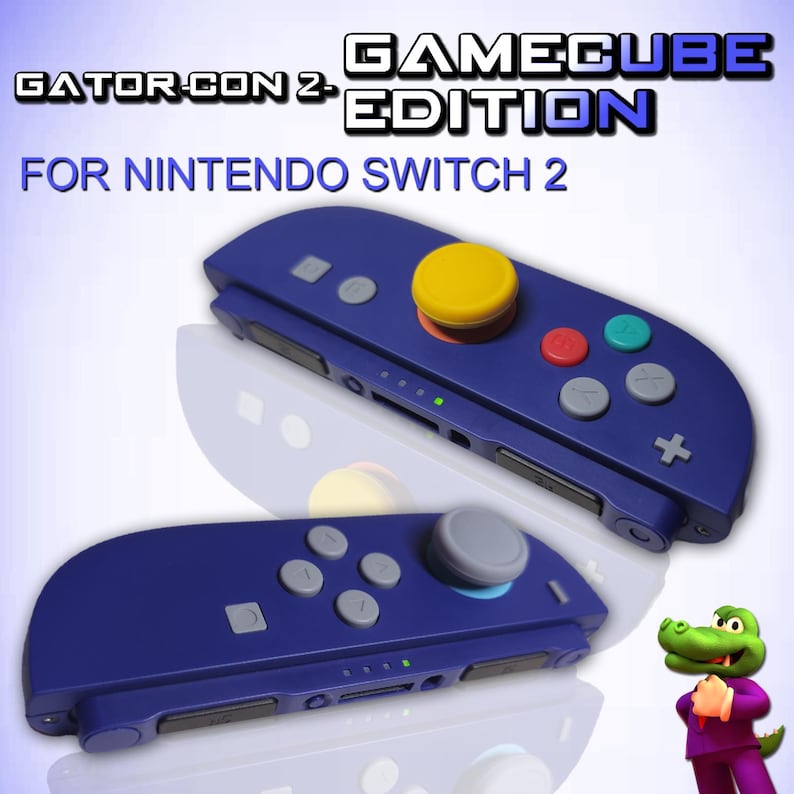Custom Gamecube Joy-con 2 for Nintendo Switch 2- Personalized Joy-con 2 ...