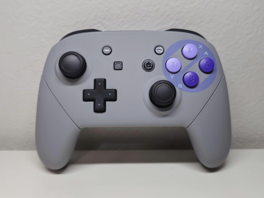 SNES: Nintendo Switch Pro Controller (super Nintendo) - Etsy