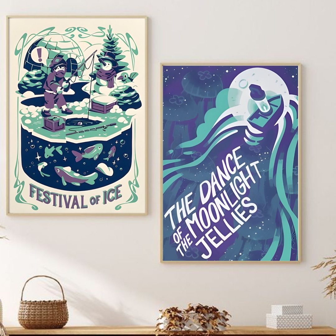 Stardew Valley Poster Set of 2, Stardew Valley Print, Stardew Valley ...