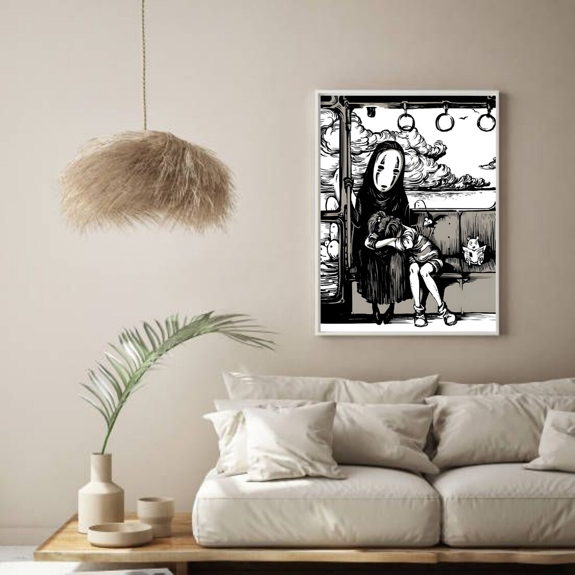 Spirited Away Poster, No Face Print, Studio Ghibli Poster, Spirited ...