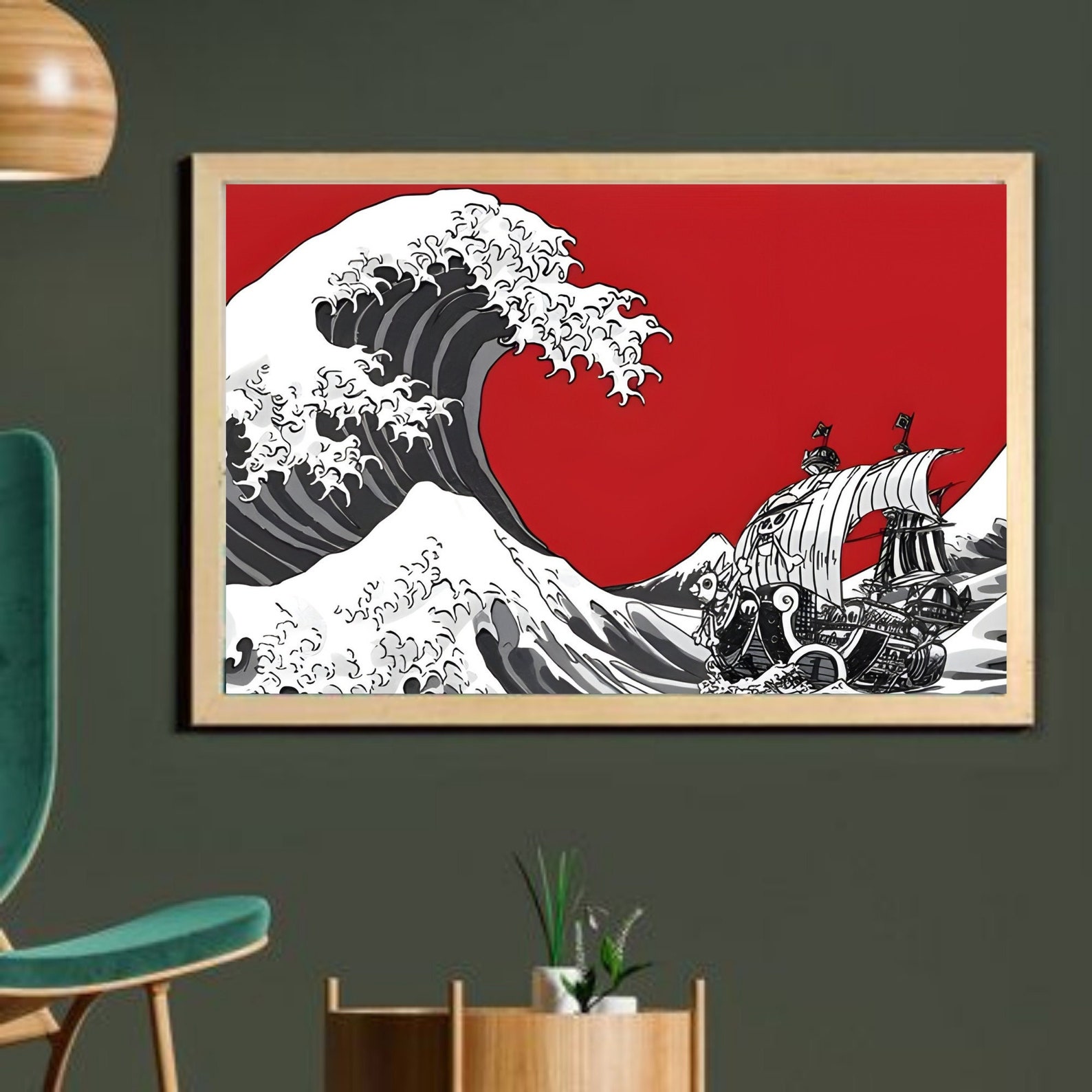 One Piece Poster, One Piece Wall Art, One Piece Digital Print, One ...