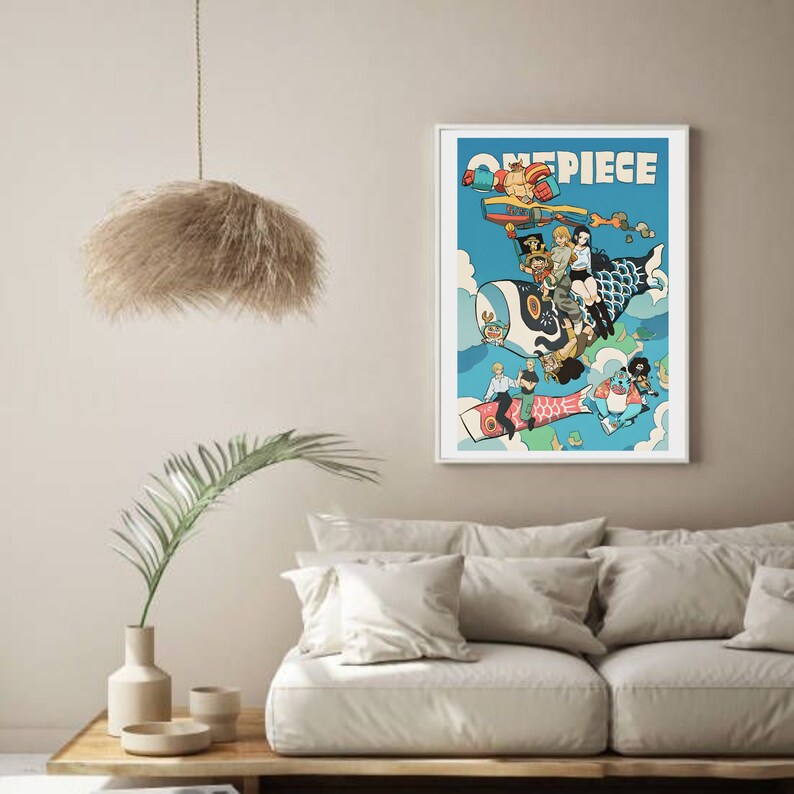 One Piece Poster, One Piece Luffy Print, One Piece Anime Art, One Piece ...