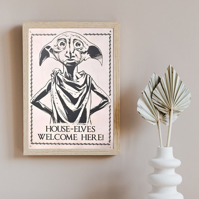 Wizarding Dobby Inspired Poster Dobby Print Elf Poster - Etsy
