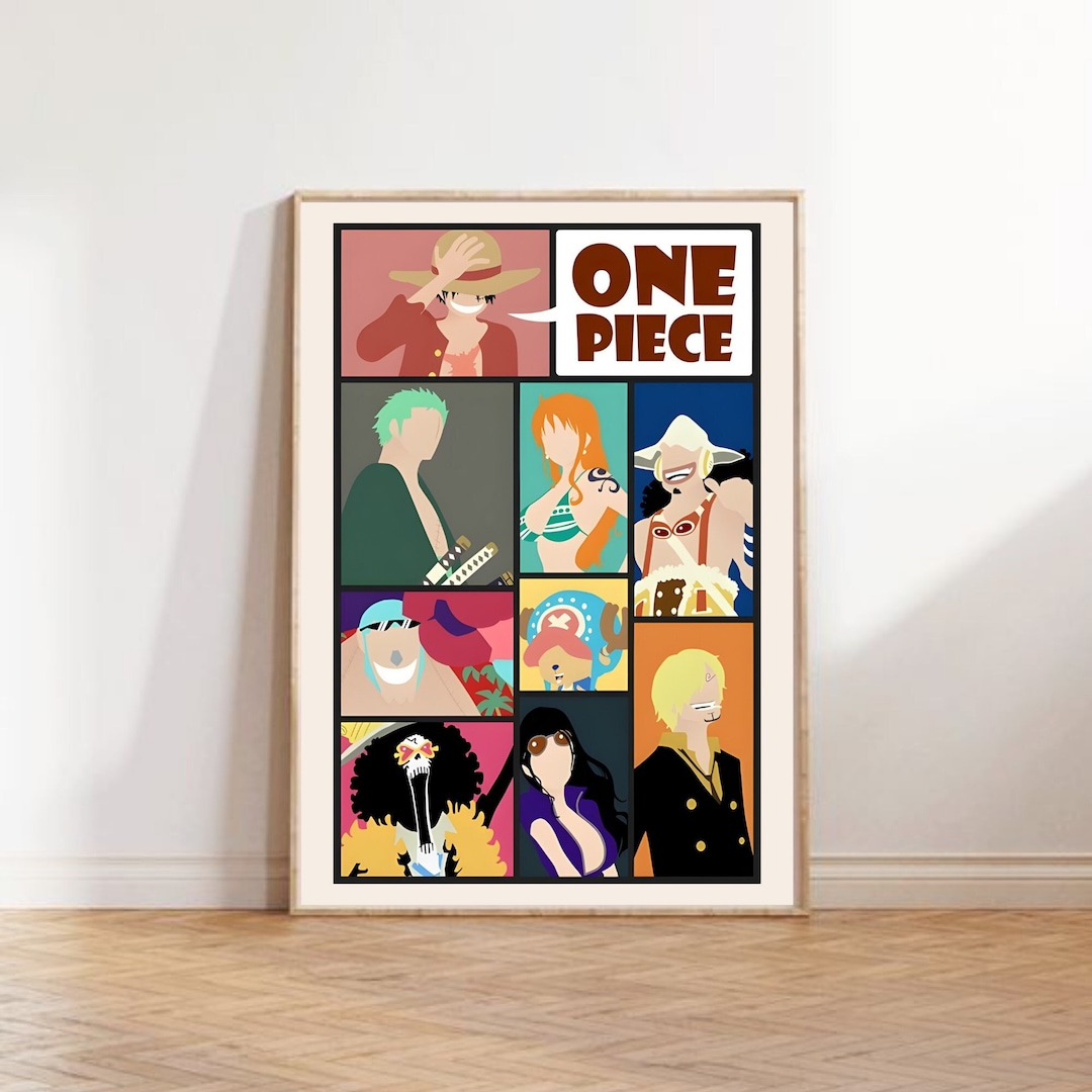 One Piece Poster, One Piece Digital Print, Anime Poster, One Piece ...