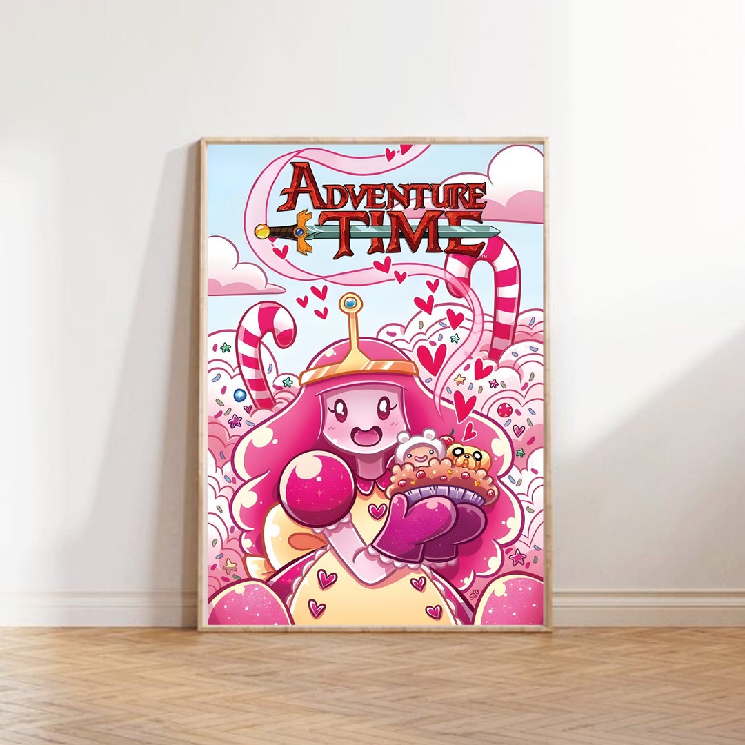 Adventure Time Poster, Adventure Time Princess Bubble Gum Print ...