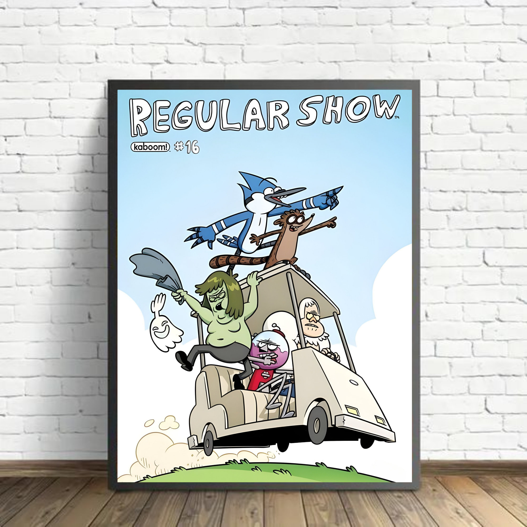Regular Show Poster, Regular Show Wall Art, Mordecai and Rigby Poster ...