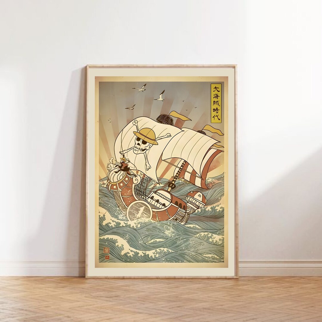 One Piece Poster, One Piece Wall Art, One Piece Digital Print, Anime ...