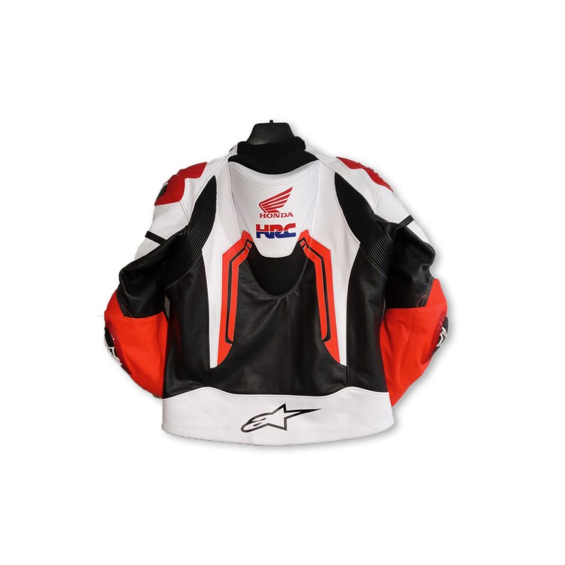 HRC Honda Best Quality Motorbike Racing Leather Jacket CE Approved for ...
