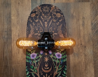 Skateboard Lamp With Dimmable Edison Bulbs - Etsy
