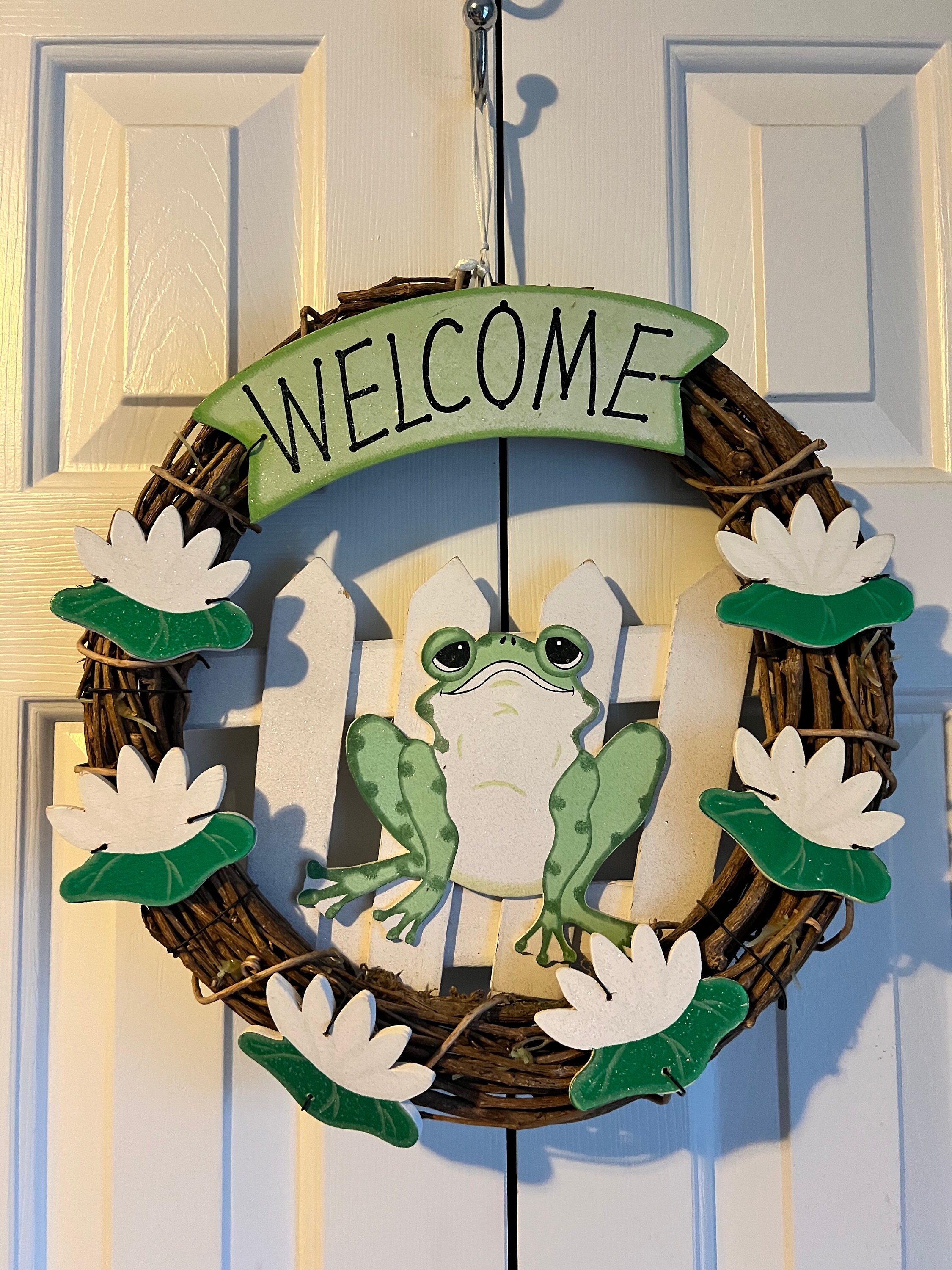 Frog Cottage Core Wreath - Etsy