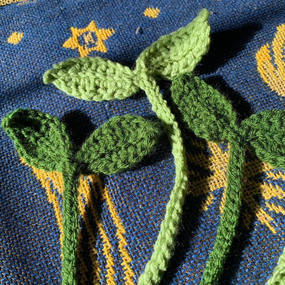 Sprout Crochet Bookmark, Headphones Accessory, Cord Wrap - Etsy