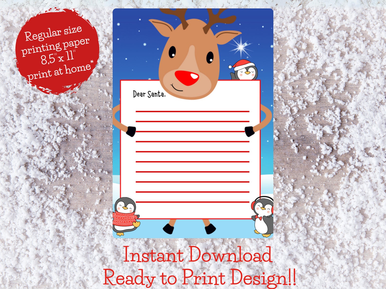 Rudolphs Favorite Christmas List - Etsy