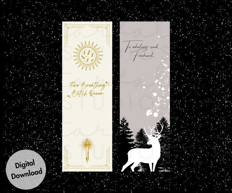 TOG Throne of Glass Fire Breathing Queen Whatever End Fireheart Digital ...