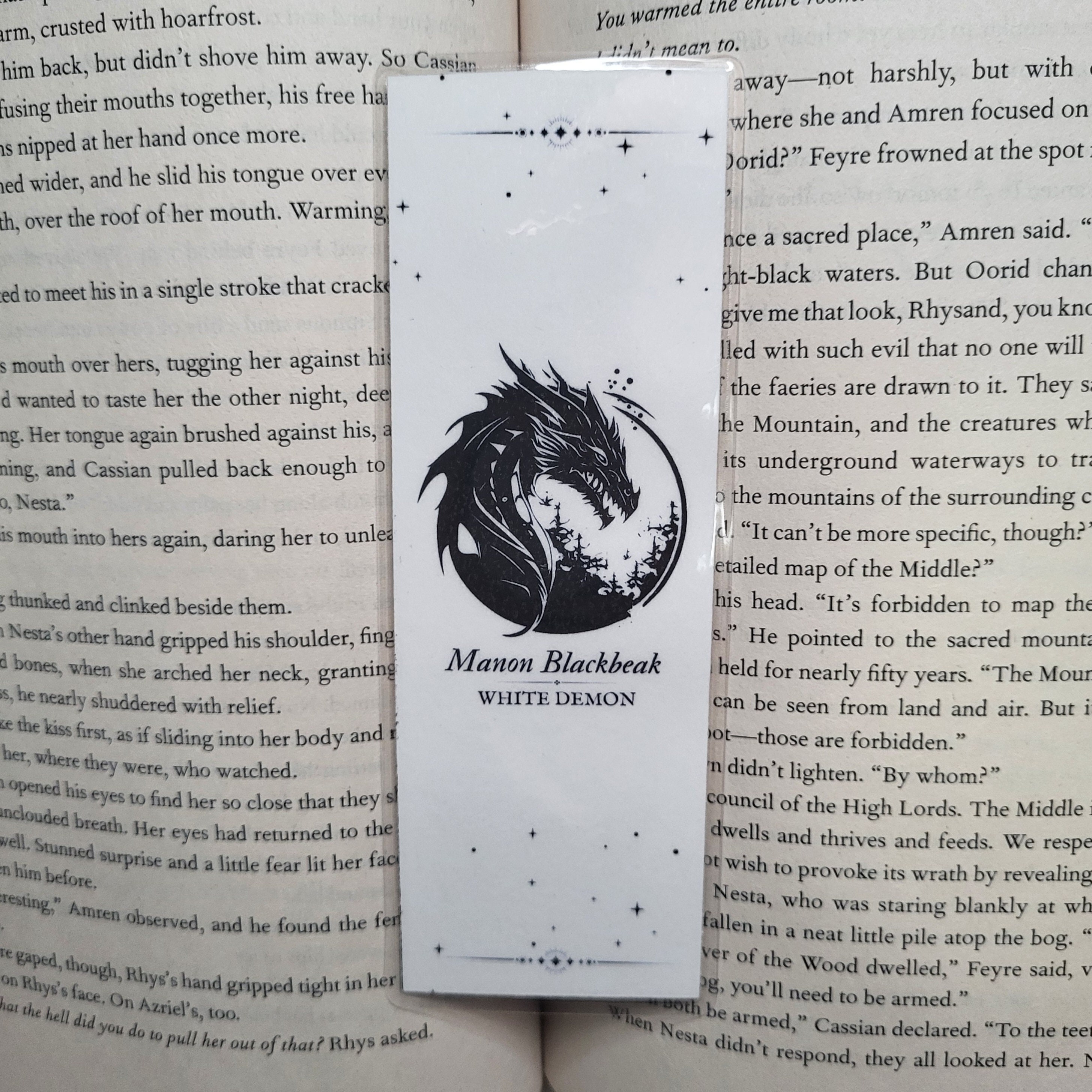 Tog Throne of Glass the Thirteen and Manon Blackbeak Digital Bookmark ...