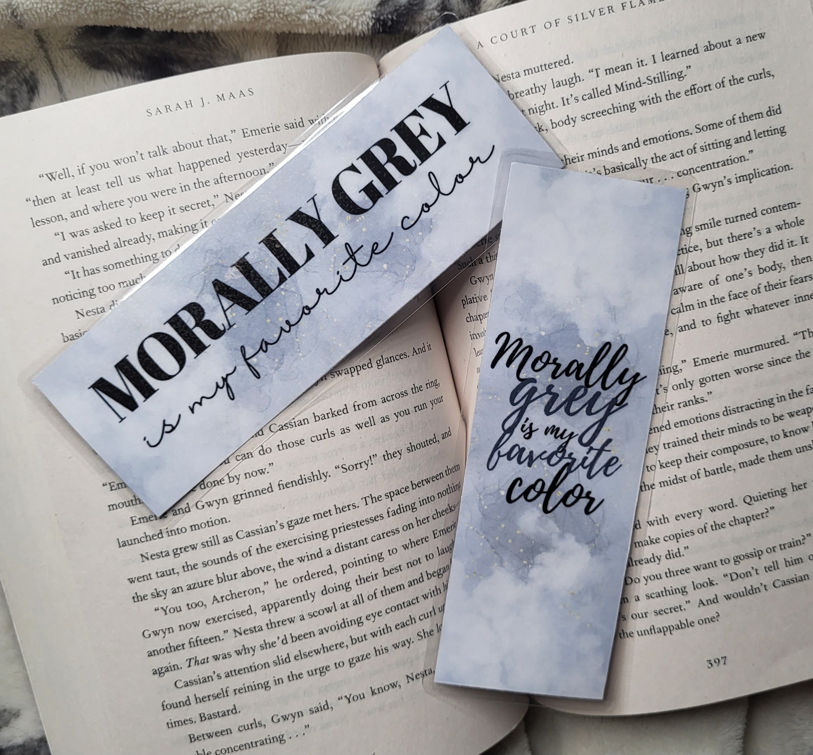 2pk Morally Grey is My Favorite Color Digital Bookmark - Etsy