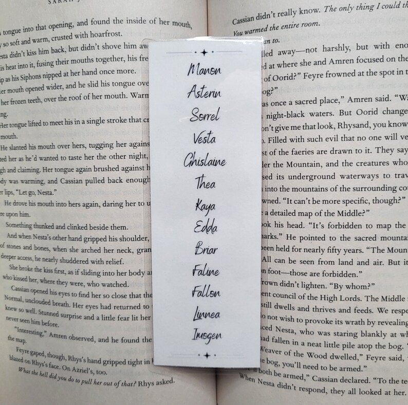 Tog Throne of Glass the Thirteen and Manon Blackbeak Digital Bookmark ...