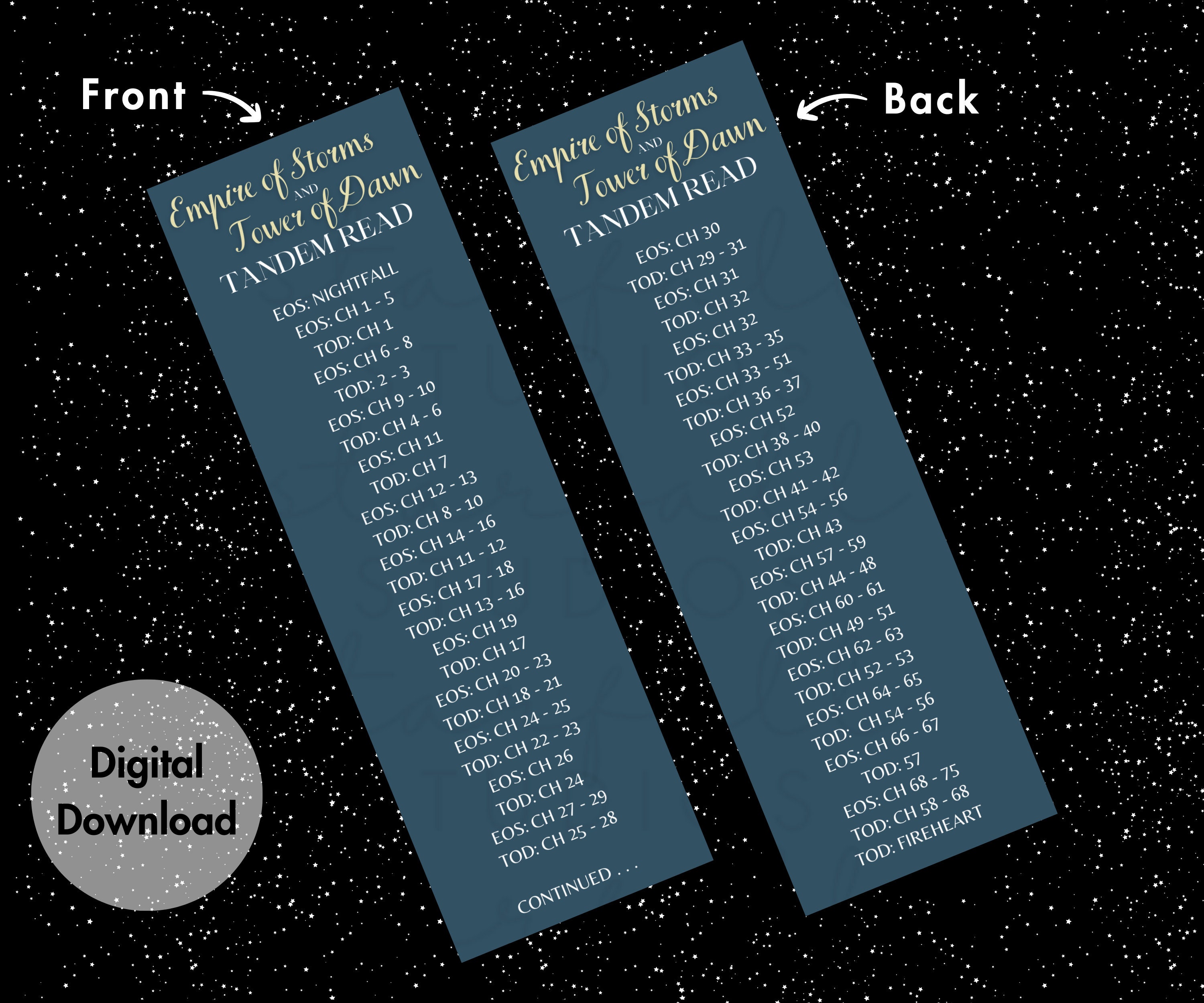 2pk EOS Empire of Storms, TOD Tower of Dawn Tandem Read Digital ...