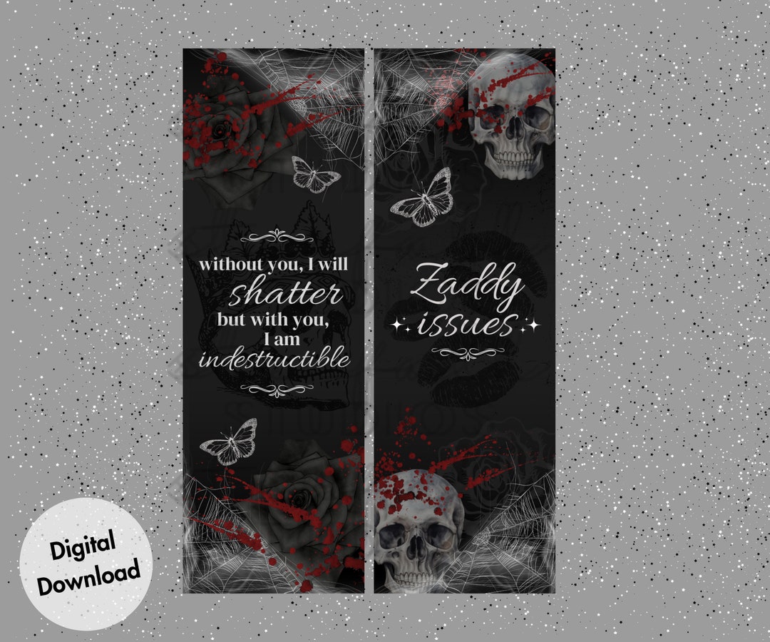 2pk Zaddy Issues Haunting Adeline Dark Romance Digital Bookmark ...