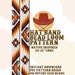 Fire Decorated Thunderbird Hat Band Pattern - Hat Band Native Bead Loom ...