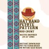 April Hat Band Pattern Hat Band Native Bead Loom Pattern PDF Instant ...