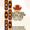 Royal Hat Band Pattern - Hat Band Native Bead Loom Pattern - PDF ...