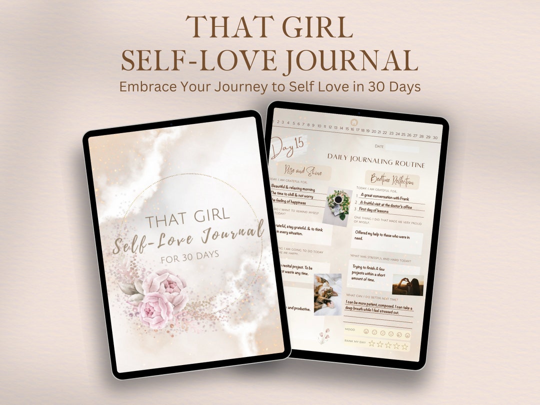 THAT GIRL Self-love Digital Journal | 30-day Transformative Journal ...