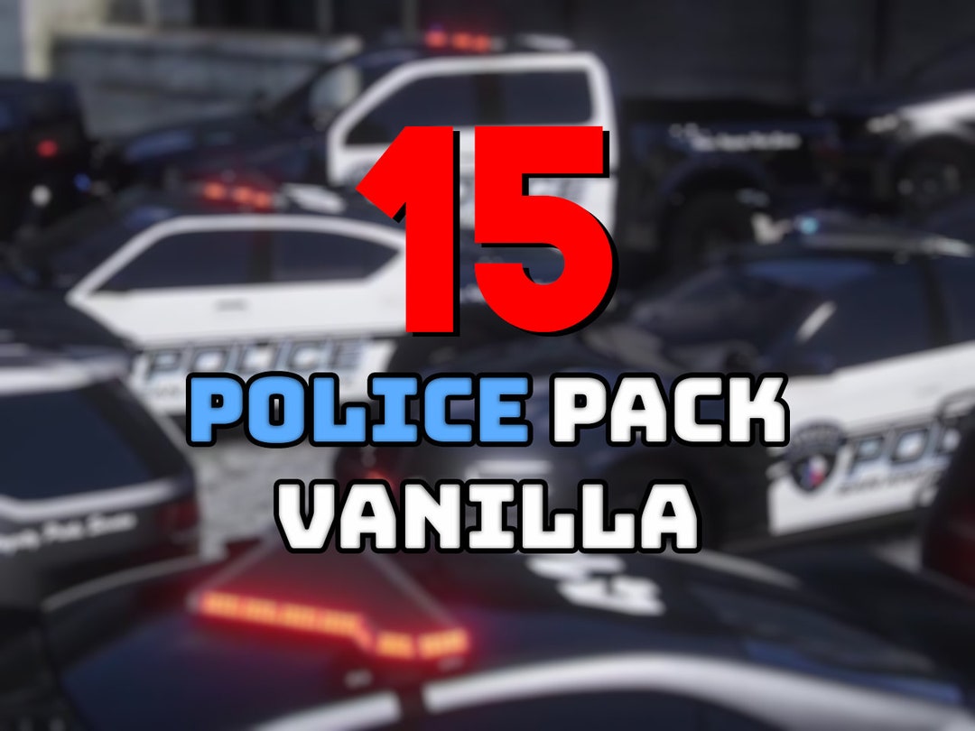 15 Police Vanilla Car Pack Fivem Ready Optimized Low - Etsy UK