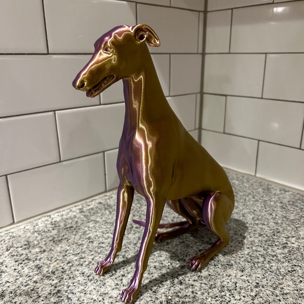 Greyhound Statue - Etsy