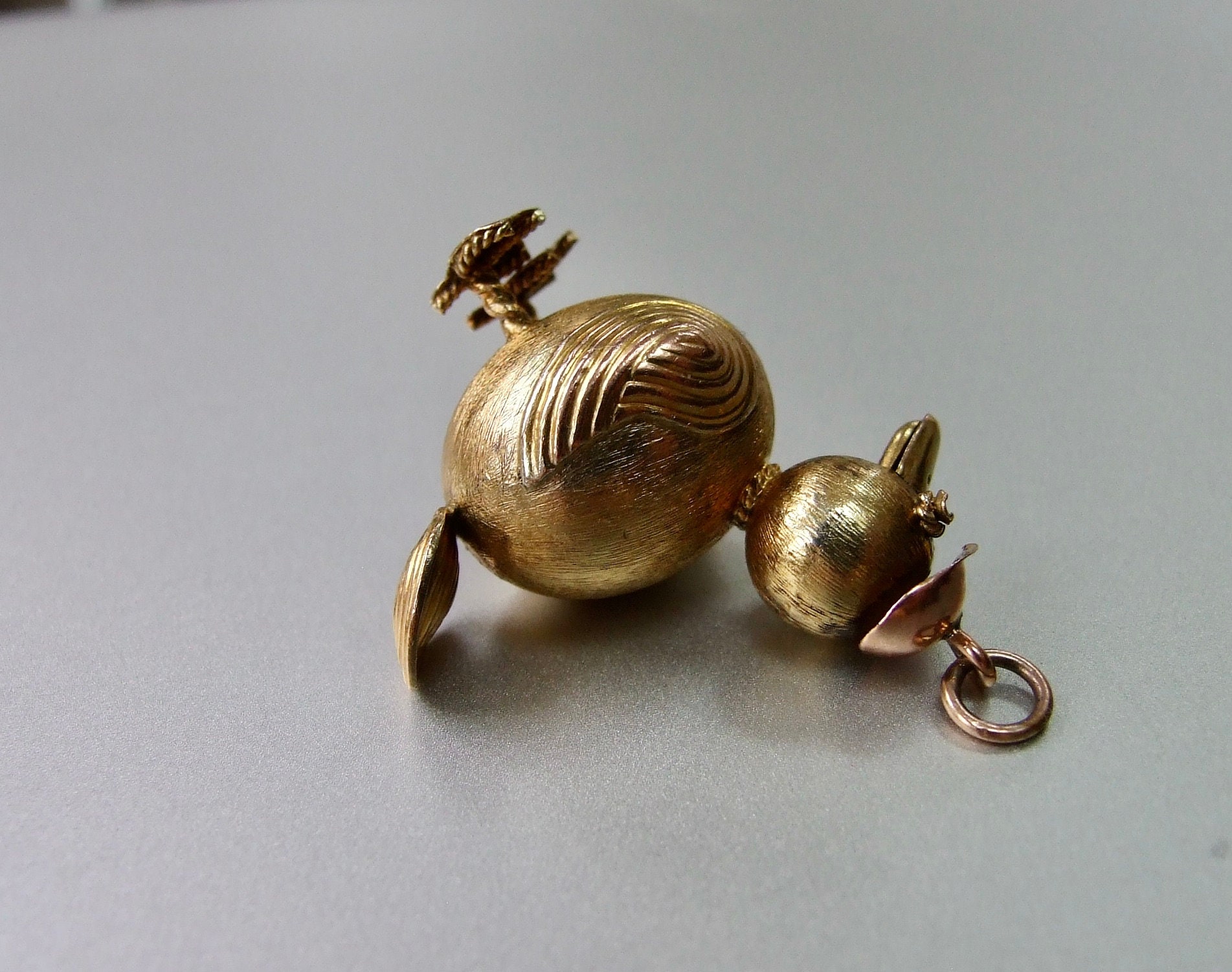 A Vintage 14kt Gold Charm of Lucky Dodo Bird With Movable Beak - Etsy