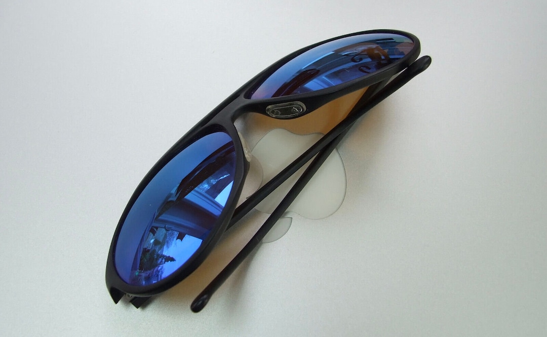 Vintage Revo Large Aviator Sunglasses Brown Lens Blue Tint Mod 830/001 ...