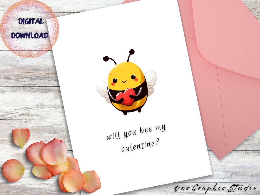 DIGITAL Greeting Card, Printable, Valentine's Day Card, Love Card for ...