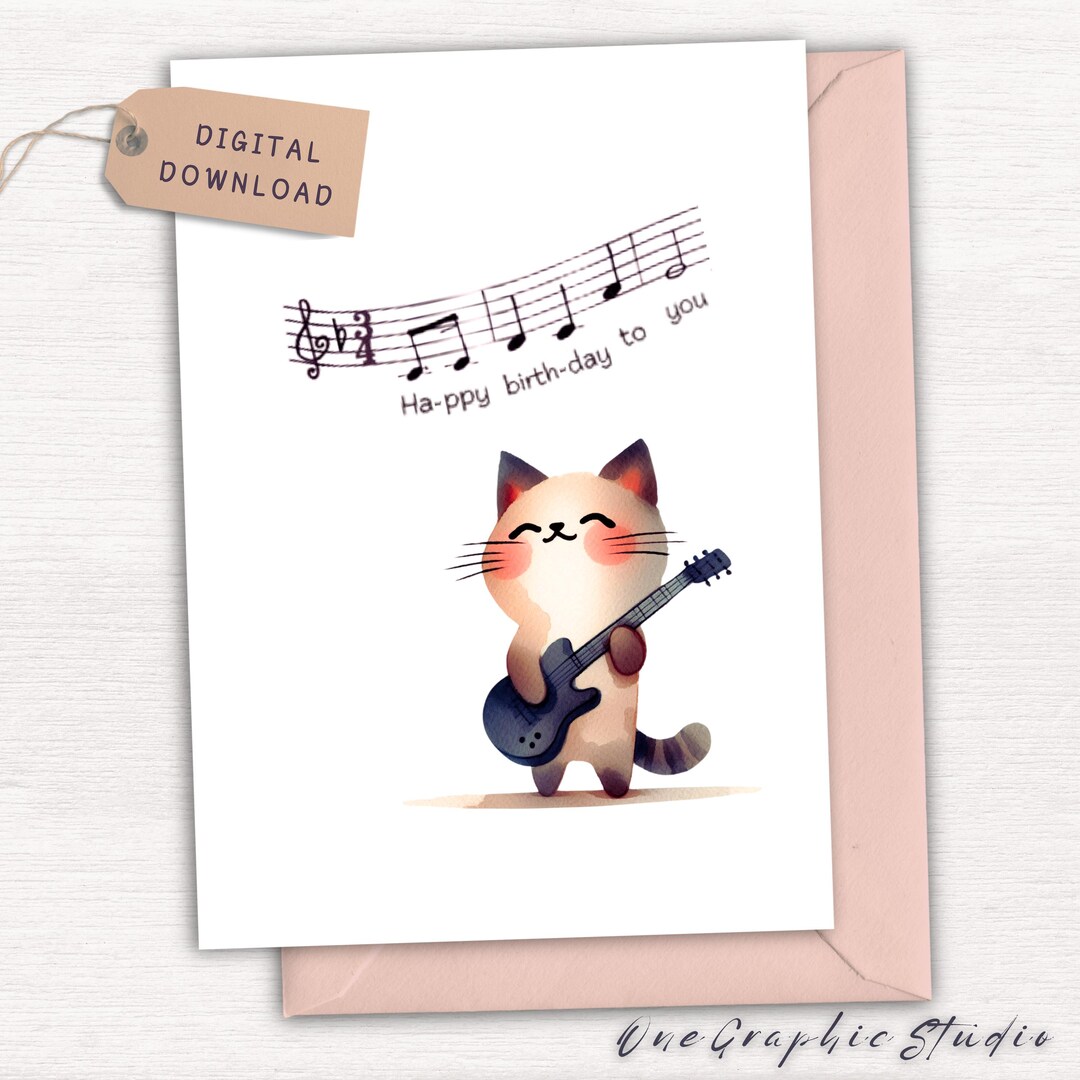 Cat Person Birthday Card - Cat Lover Birthday Card - Birthday Card for ...