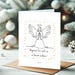 Christmas Bible Verse Card, Religious Christmas Notecard, Faith-based ...