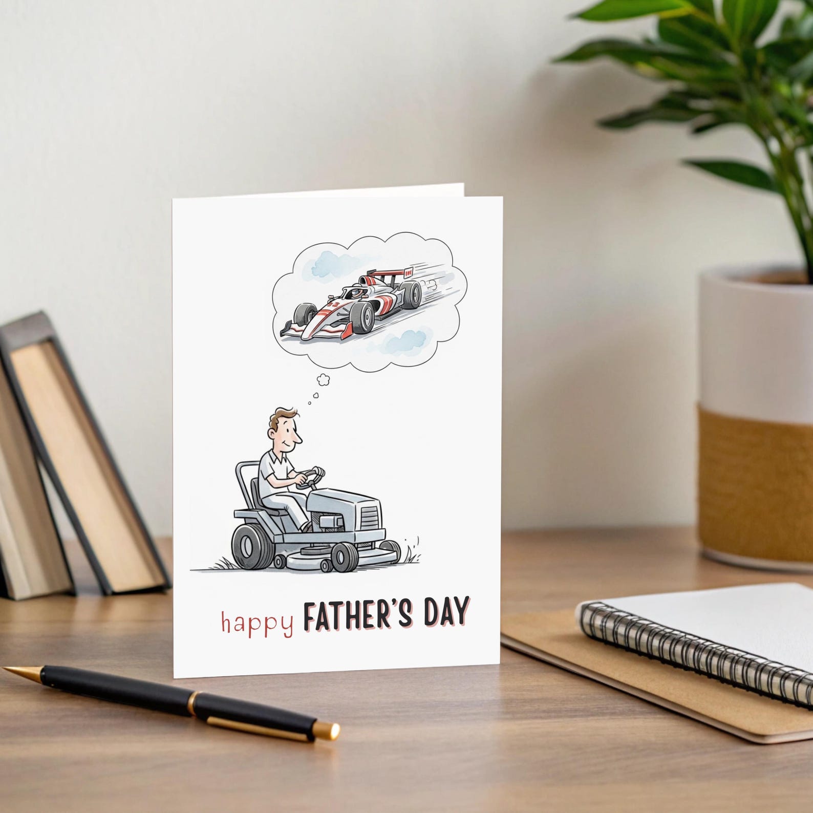 Funny Father’s Day Card | F1 NASCAR Car Card, Motorsport Lover Card for ...