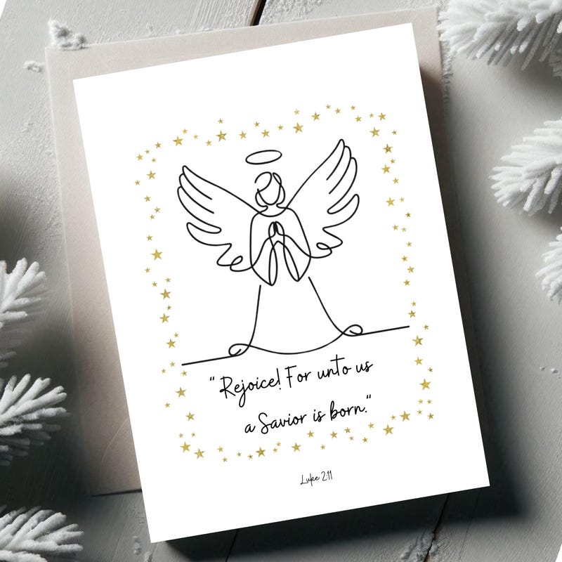 Religious Christmas Cards - Etsy