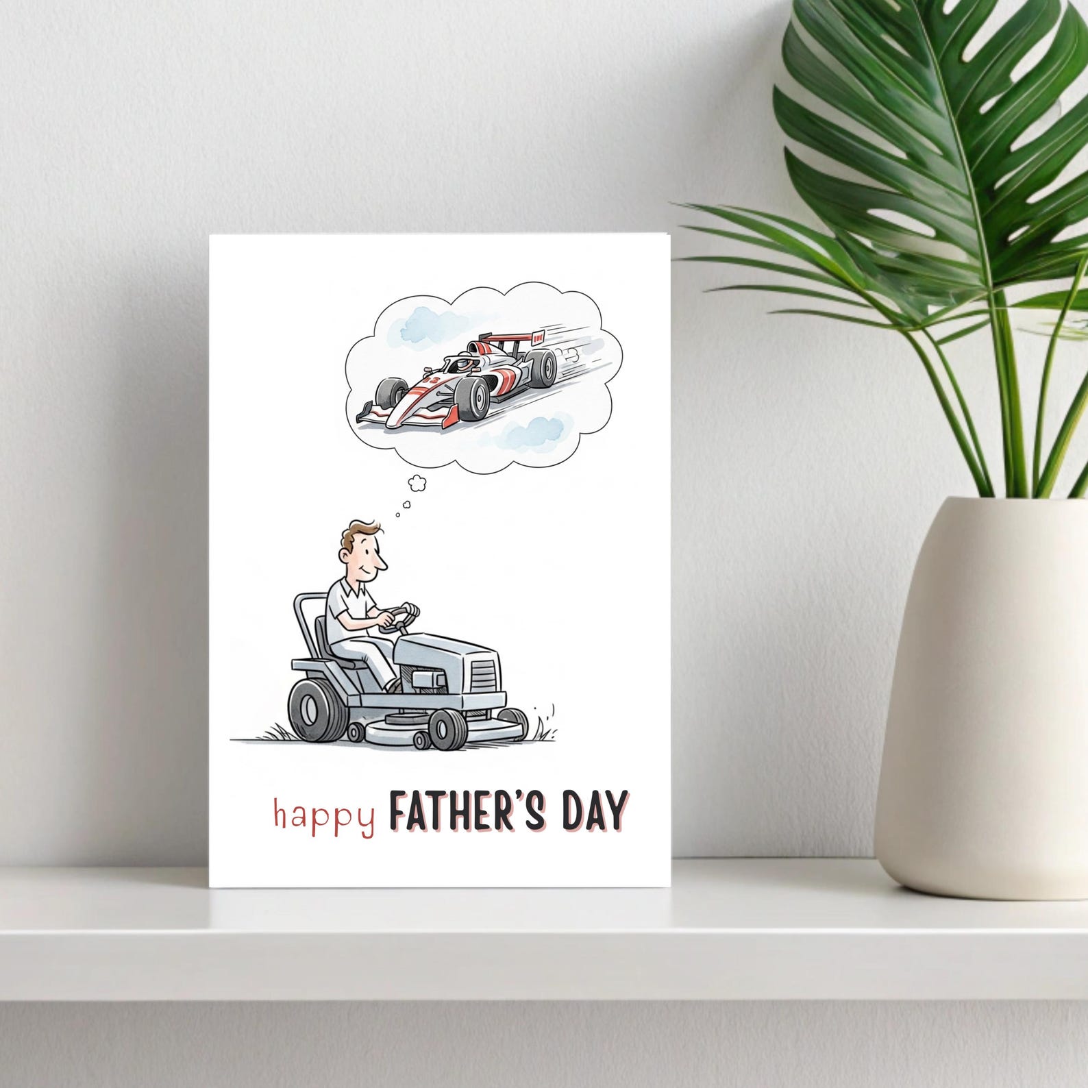 Funny Father’s Day Card | F1 NASCAR Car Card, Motorsport Lover Card for ...