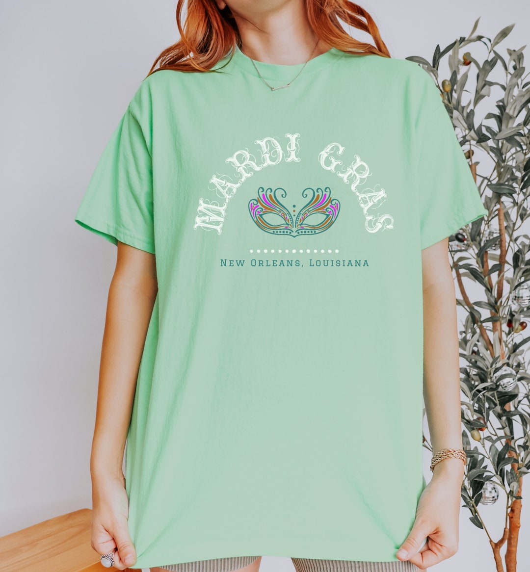 Mardi Gras Multi Color Mask Fat Tuesday Carnival Lover Shirt Mardi Gras ...