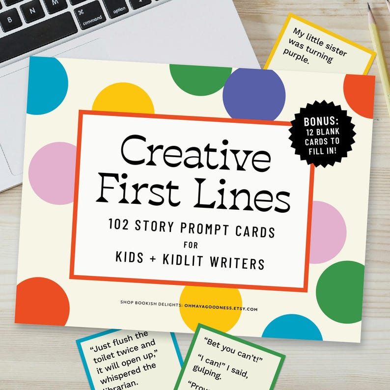Story Starter Cards: Printable Writing Prompts for Kids and Kidlit ...
