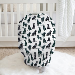 Crib Sheet With Black Labs, Boy Puppy Nursery Bedding, Dog Nursery ...