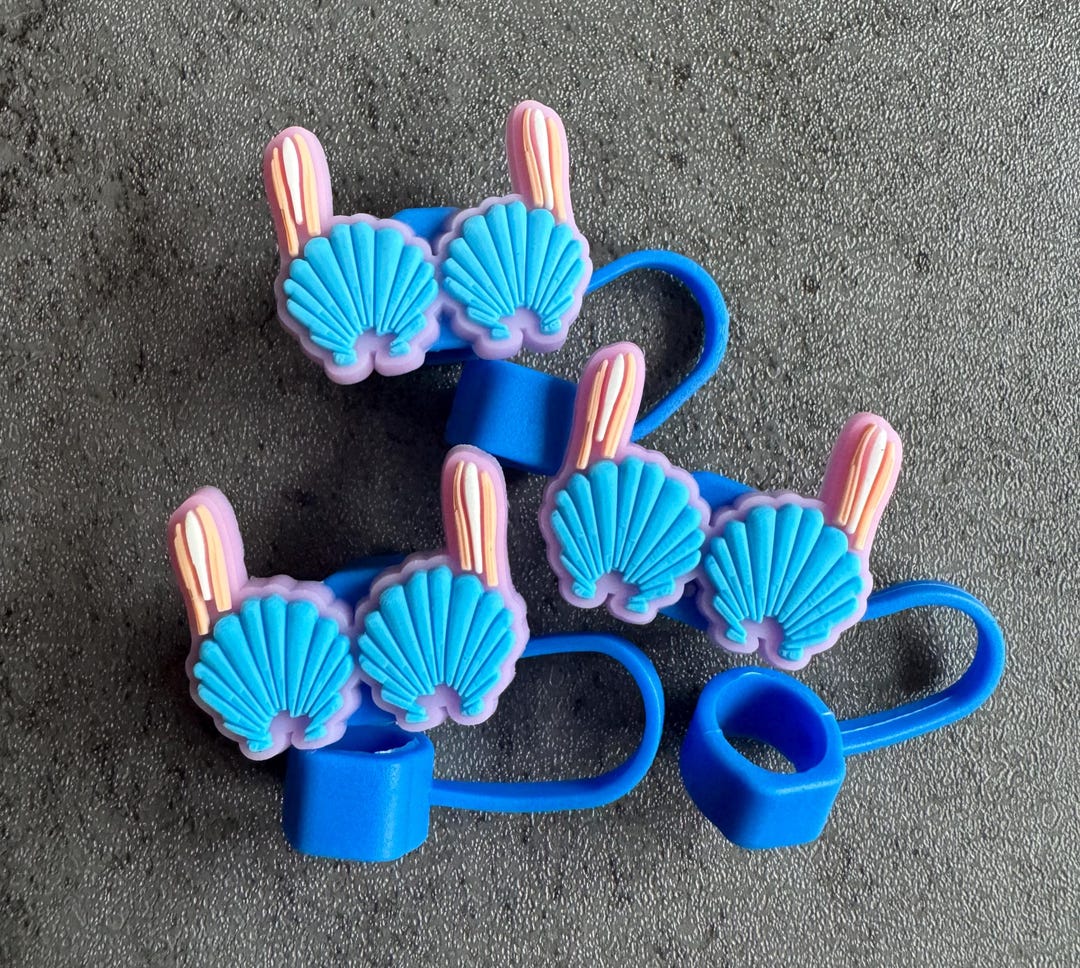 Clamshell Bikini 10mm Straw Topper - Etsy