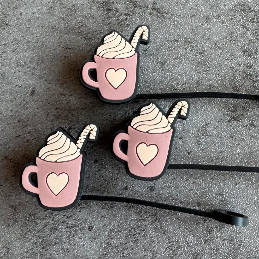 Mocha Latte 10mm Straw Topper - Etsy