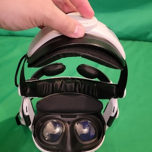 Fluid Mixed Reality Facial Interface | Quest 3 (compatible) | Open XR, AR, and MR Forehead Face ...