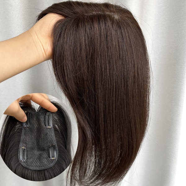 Real Human Hair Hair Topper - Etsy